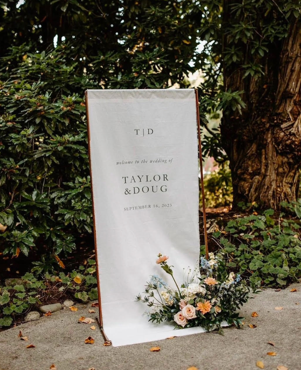 Linen Signage – Custom Boards Toronto