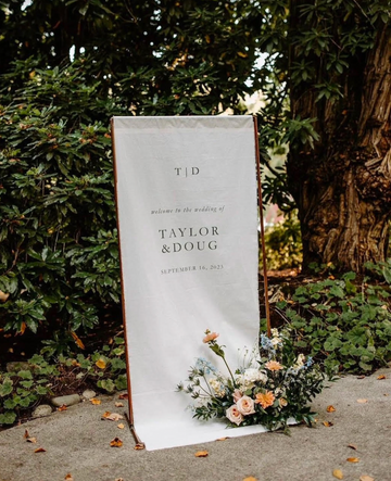 Linen Signage – Custom Boards Toronto